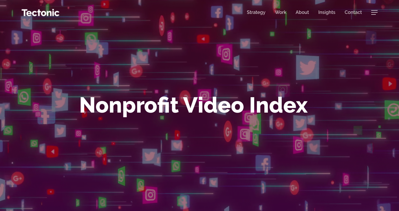 Tectonic Video | Announcing the Nonprofit Video Index